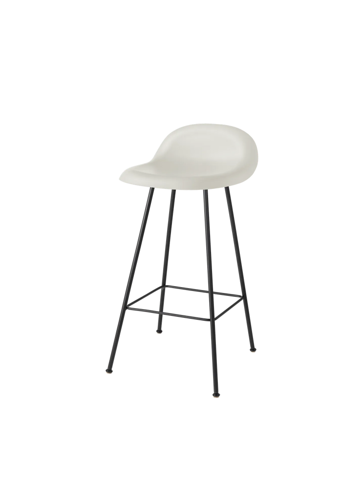 GUBI 3D Counter Stool - Un-Upholstered, Center base by Gubi — The ...