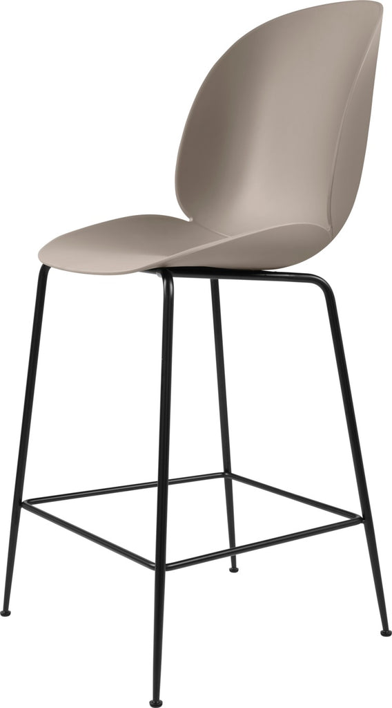 Beetle Counter Chair - Un-Upholstered - Conic Base by Gubi — The Modern ...