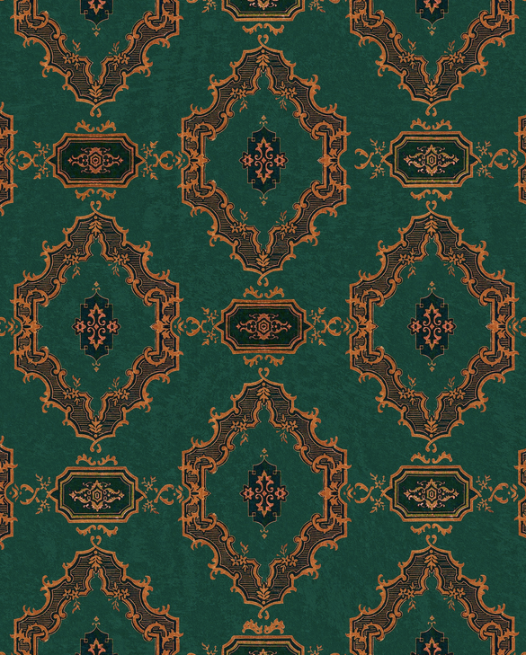 THE BAR TAPESTRY Viridian Wallpaper by Mindthegap — The Modern Shop