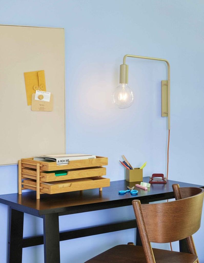 Poke Desk - Black by Hübsch — The Modern Shop