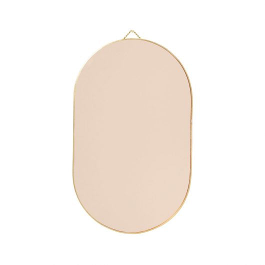 View Wall Mirror Oval by Hübsch — The Modern Shop