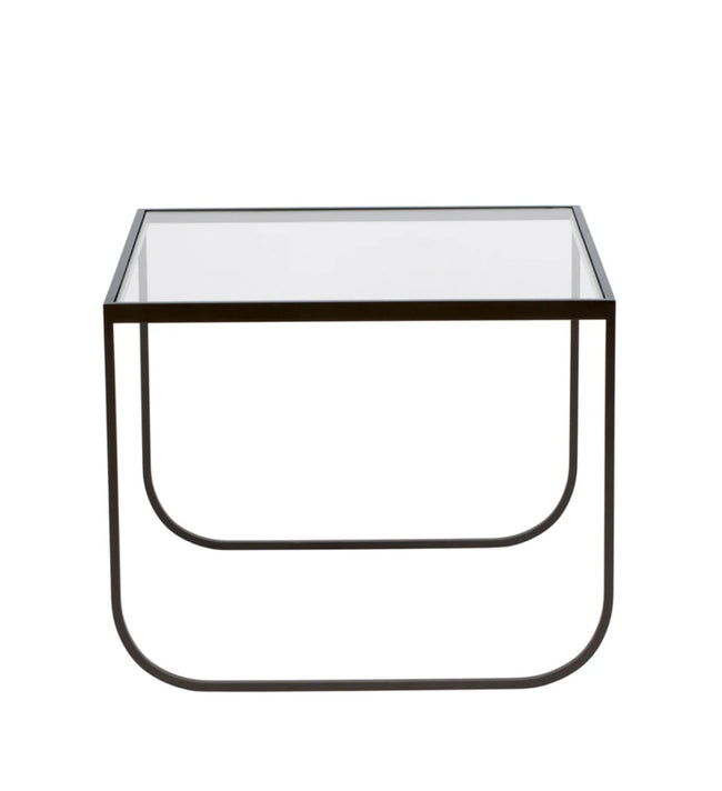 Tati Coffee Table Square with Glass Top - High and Low by Asplund — The ...