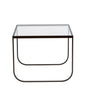 Tati Coffee Table Square with Glass Top - High and Low by Asplund — The ...
