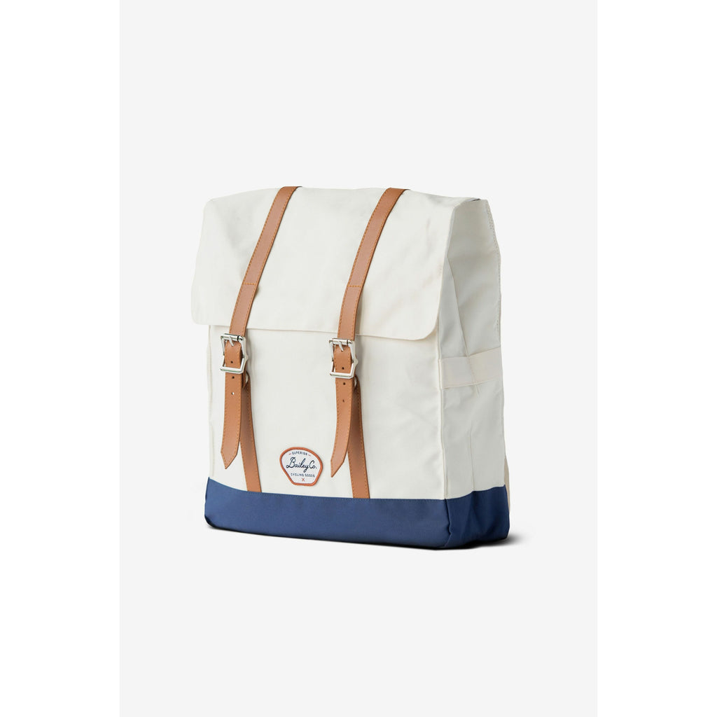 Richmond | Convertible Pannier Backpack (Ivory/Navy) — The Modern Shop