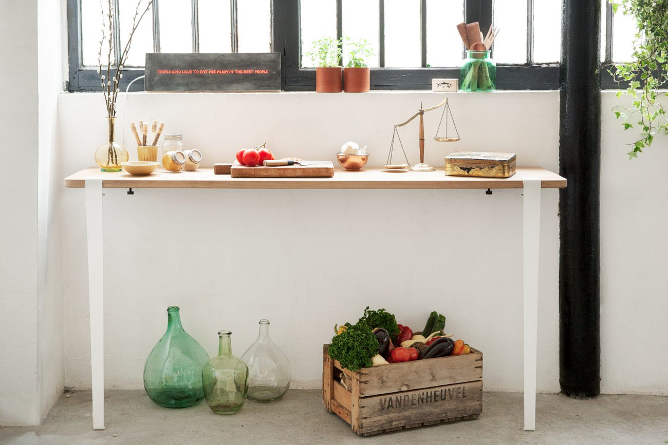 TIPTOE Leg 110cm Bar Table Leg and Wall Bracket by Tiptoe — The Modern Shop