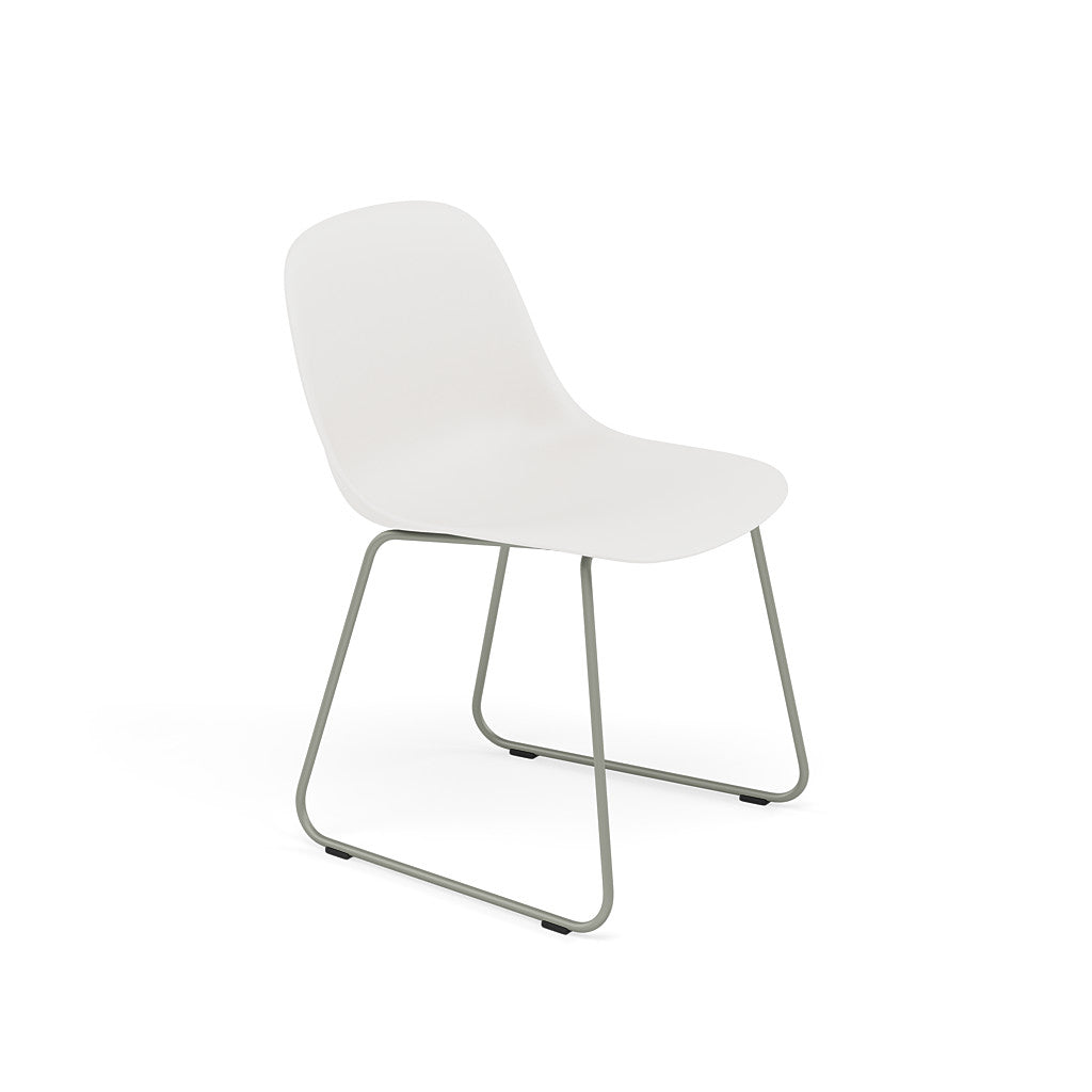 Fiber Side Chair Sled Base – Upholstered Shell by Muuto — The Modern Shop