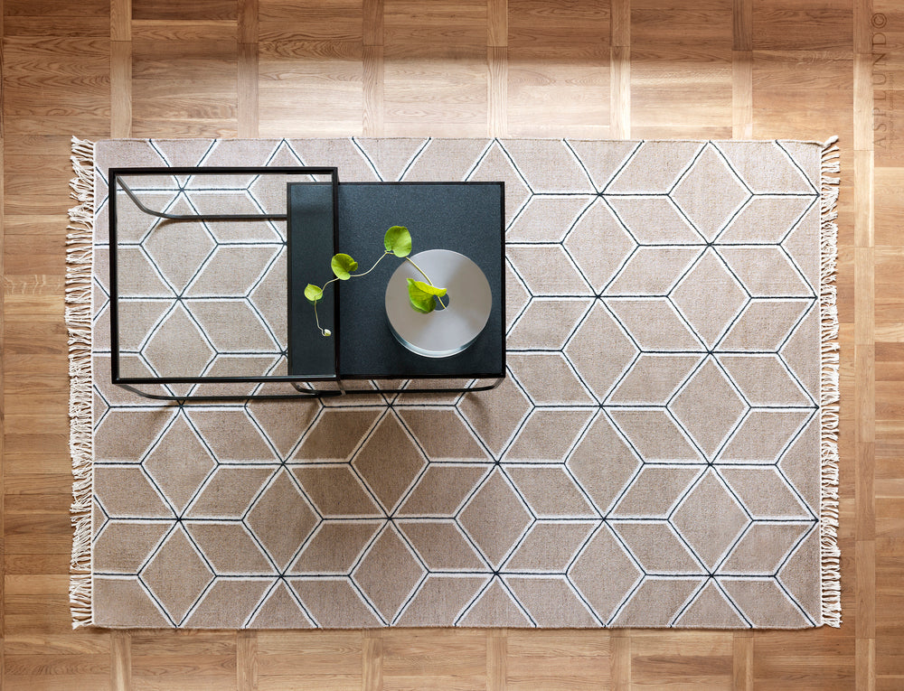 Tati Coffee Table Square with Glass Top - High and Low by Asplund — The ...