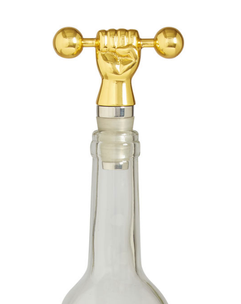 Barbell Bottle Stopper by Jonathan Adler — The Modern Shop