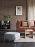 Block Sofa - Maroon by Hübsch — The Modern Shop