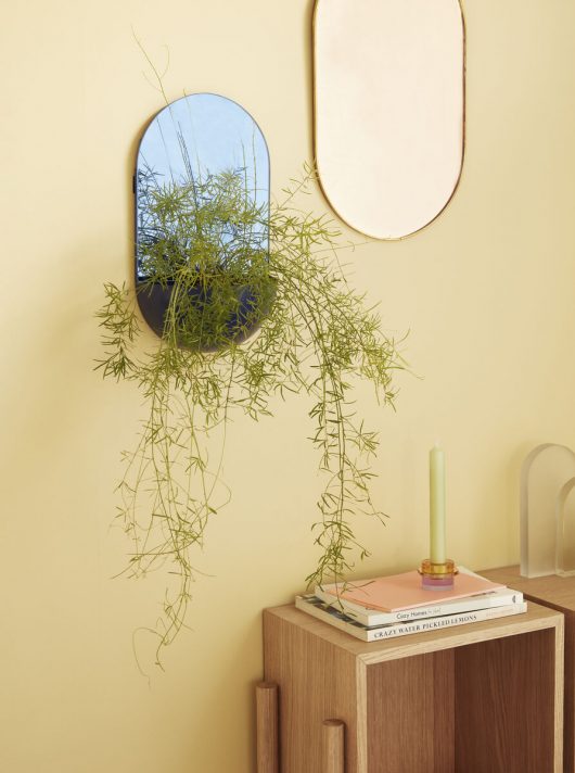 View Wall Mirror Oval by Hübsch — The Modern Shop