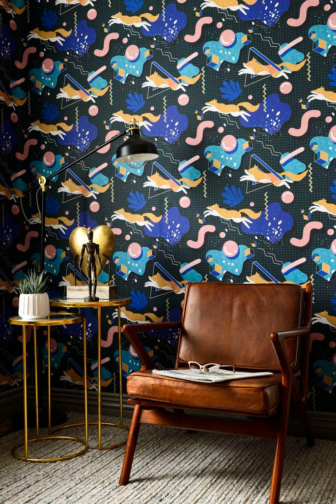 MODERN FOXY Wallpaper by Mindthegap — The Modern Shop