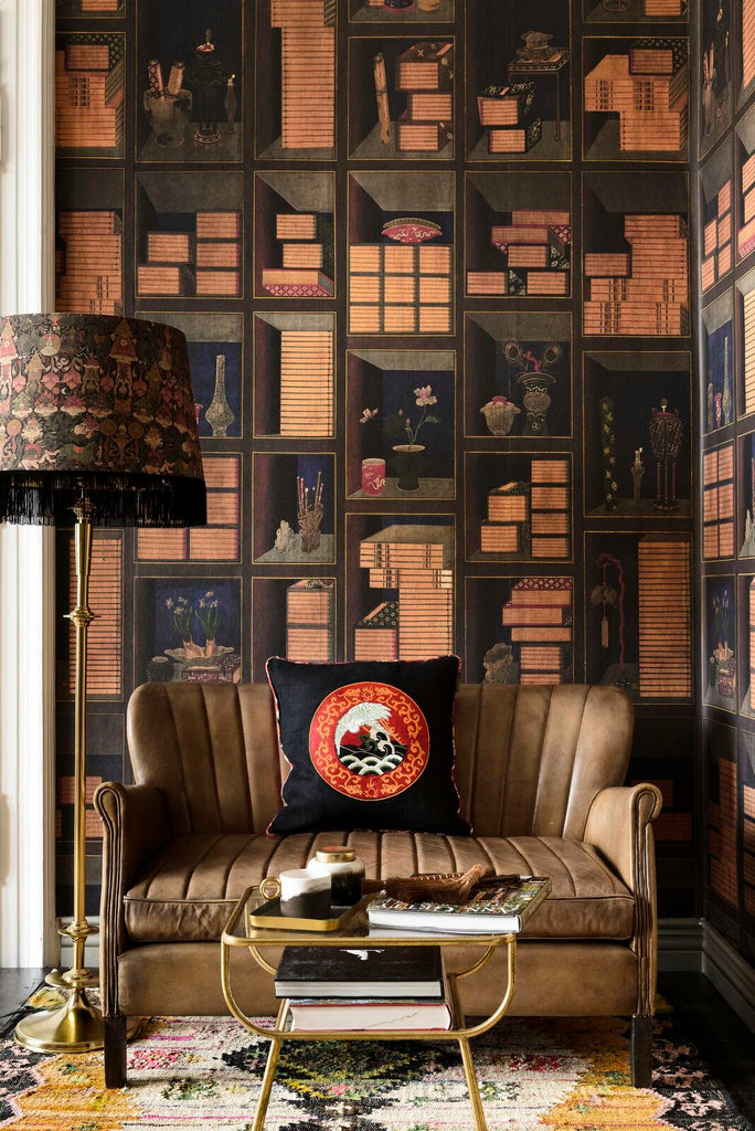 KOREAN LIBRARY Wallpaper by Mindthegap — The Modern Shop