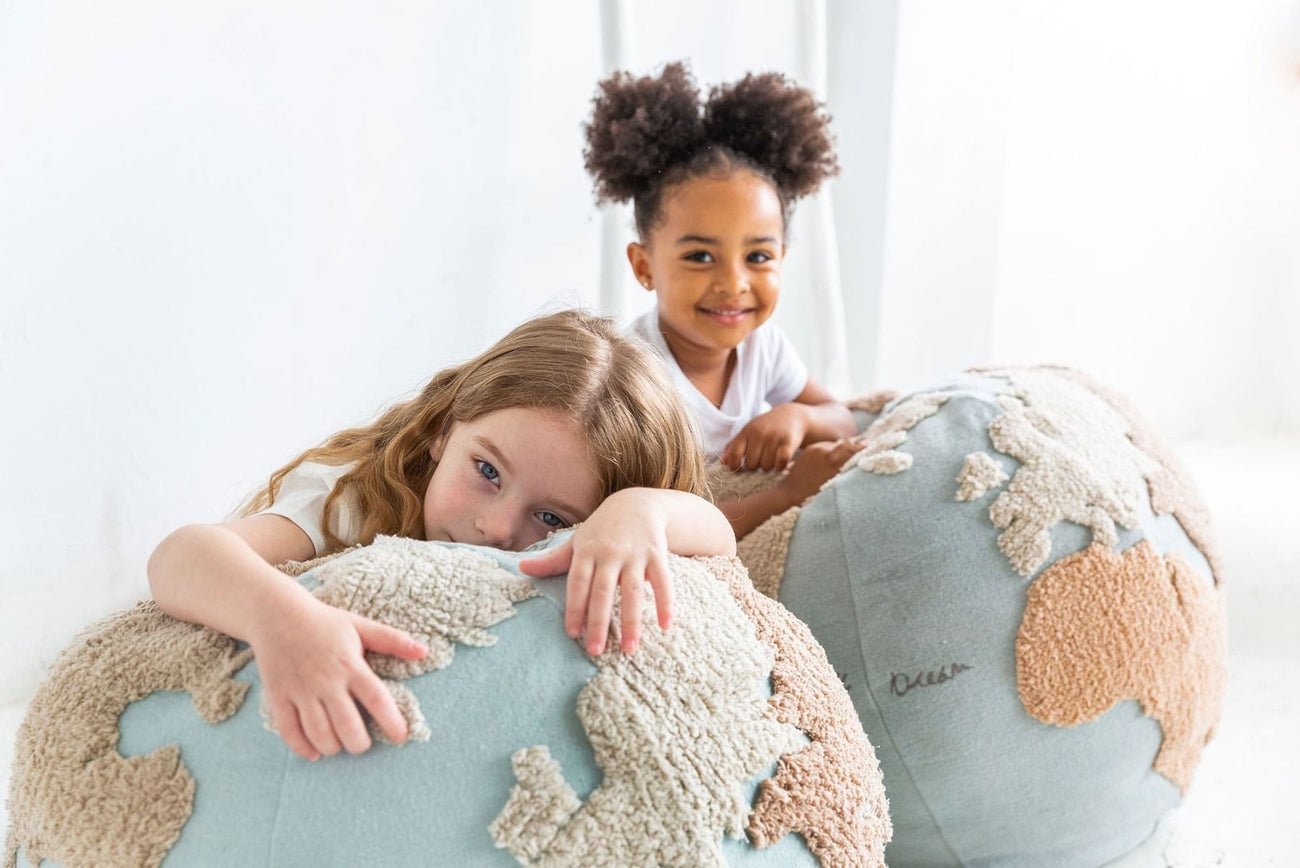 World Map Pouffe by Lorenal Canals — The Modern Shop